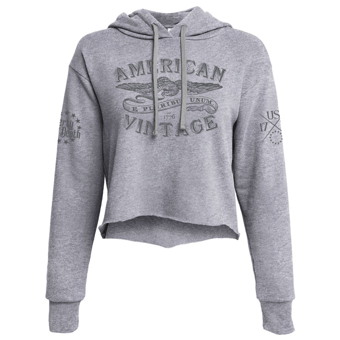 E Pluribus Ladies Crop Hoodie – Frontline Military Apparel