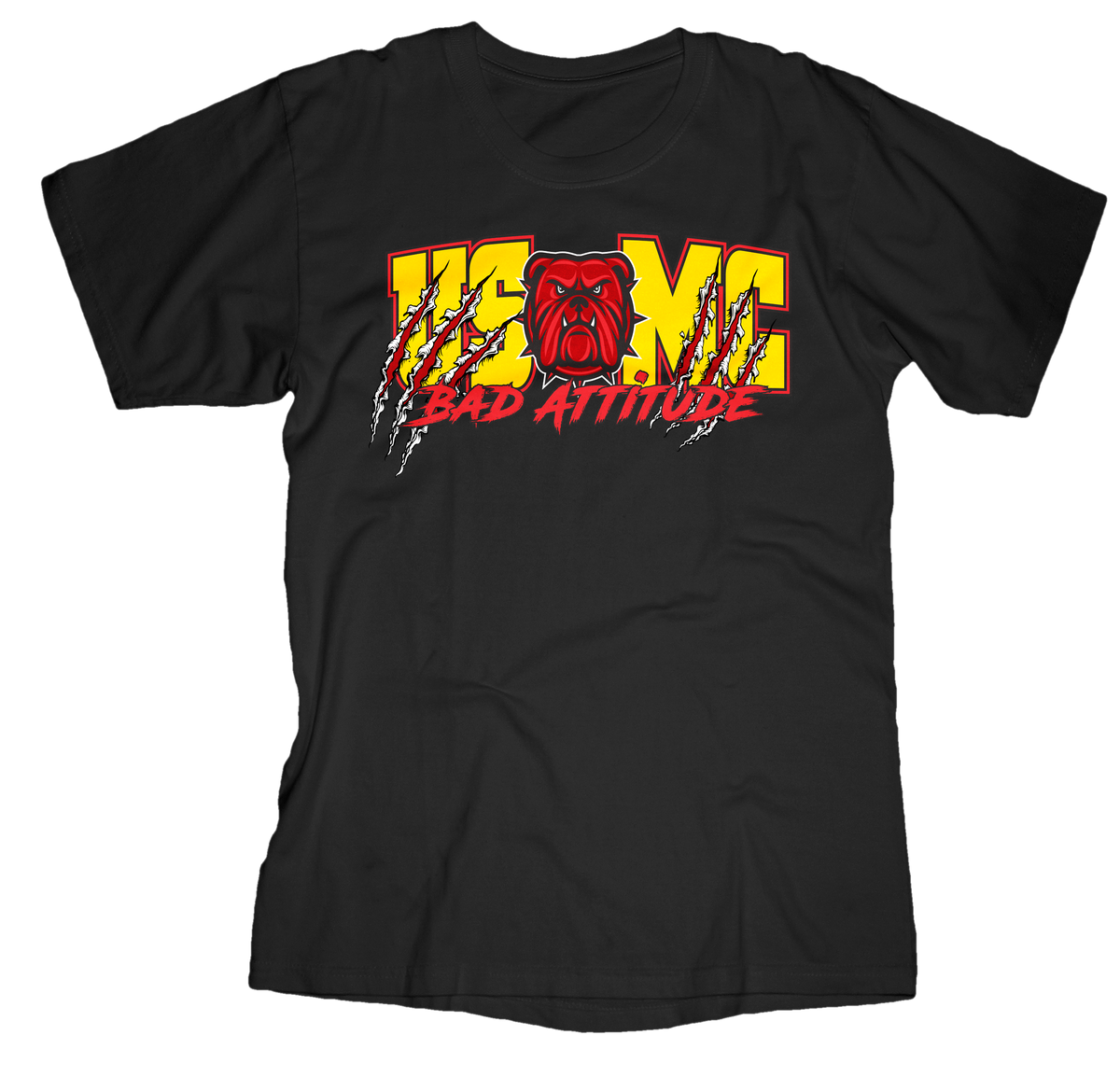 Bad Attitude USMC Youth Tee - Black – Frontline Military Apparel