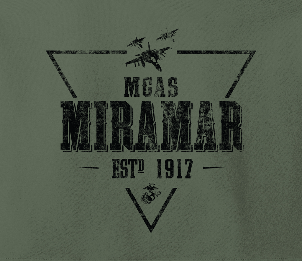 USMC BASES - TRIANGLE Adult USMC T-Shirt – Frontline Military Apparel