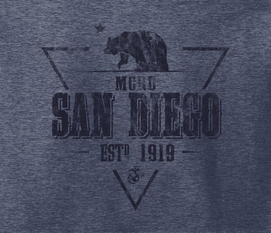 USMC BASES - TRIANGLE USMC ADULT TEE – Frontline Military Apparel