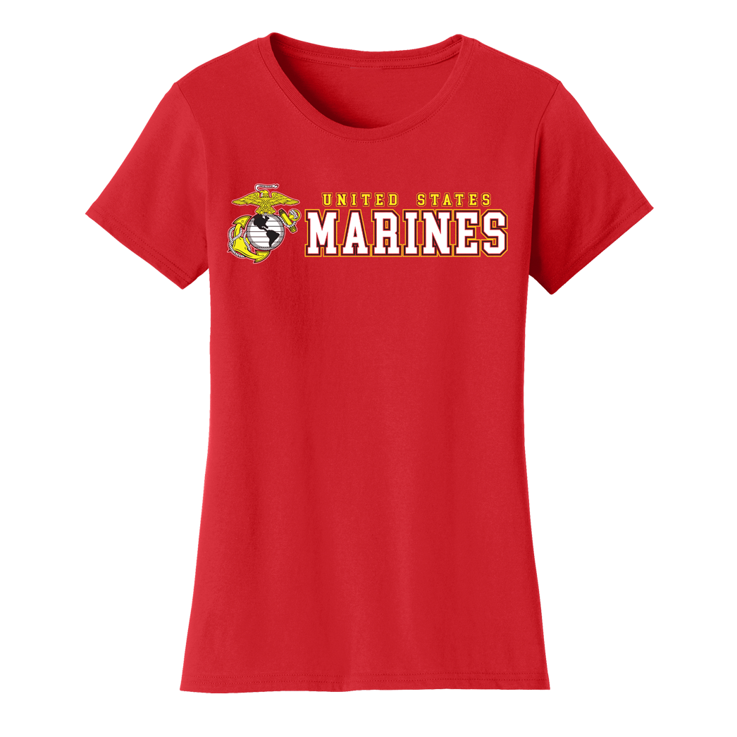 STANDARD ISSUE Ladies USMC T-shirt – Frontline Military Apparel